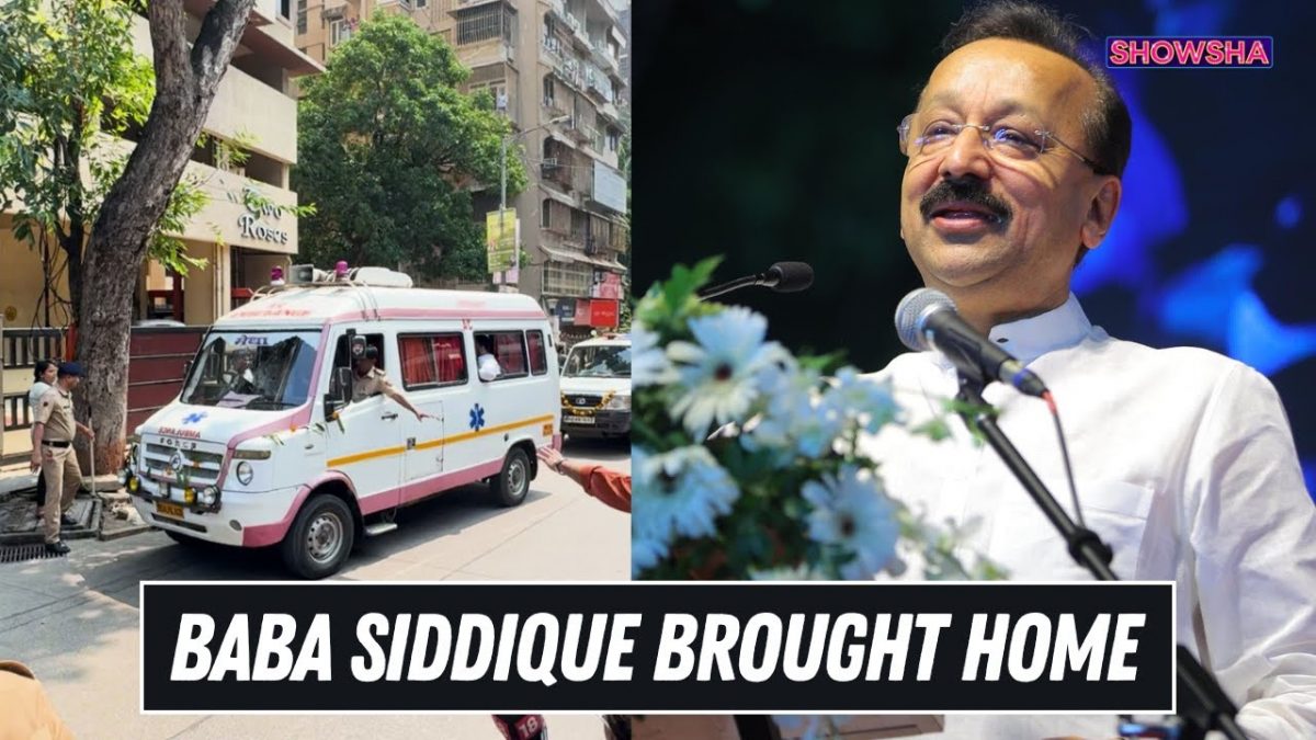 Baba Siddique's Body Brought Home After Post-Mortem Amid Tight Security ...