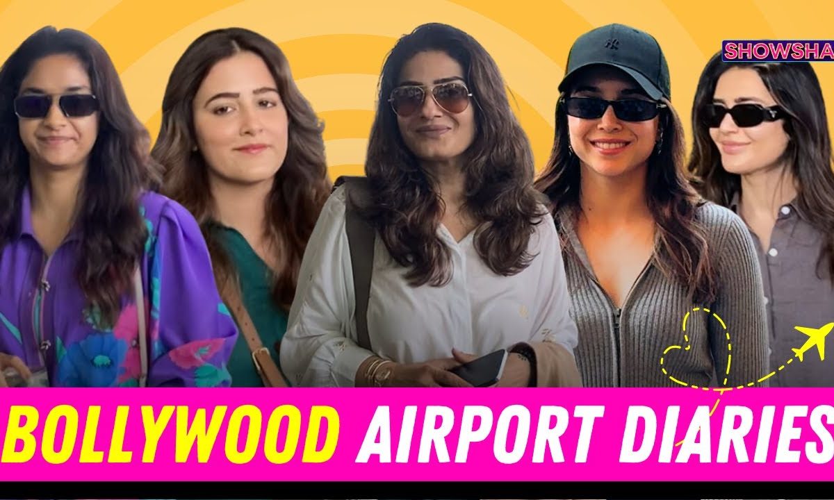Keerthy Suresh, Sharvari, Raveena Tandon, Nupur Sanon Jet Off In Style ...