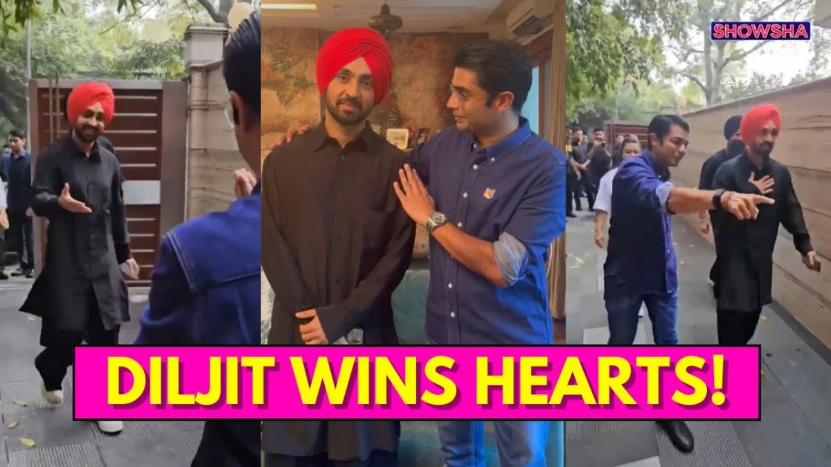 Diljit Dosanjh Visits BJP Spokesperson Jaiveer Shergill's Home In New ...