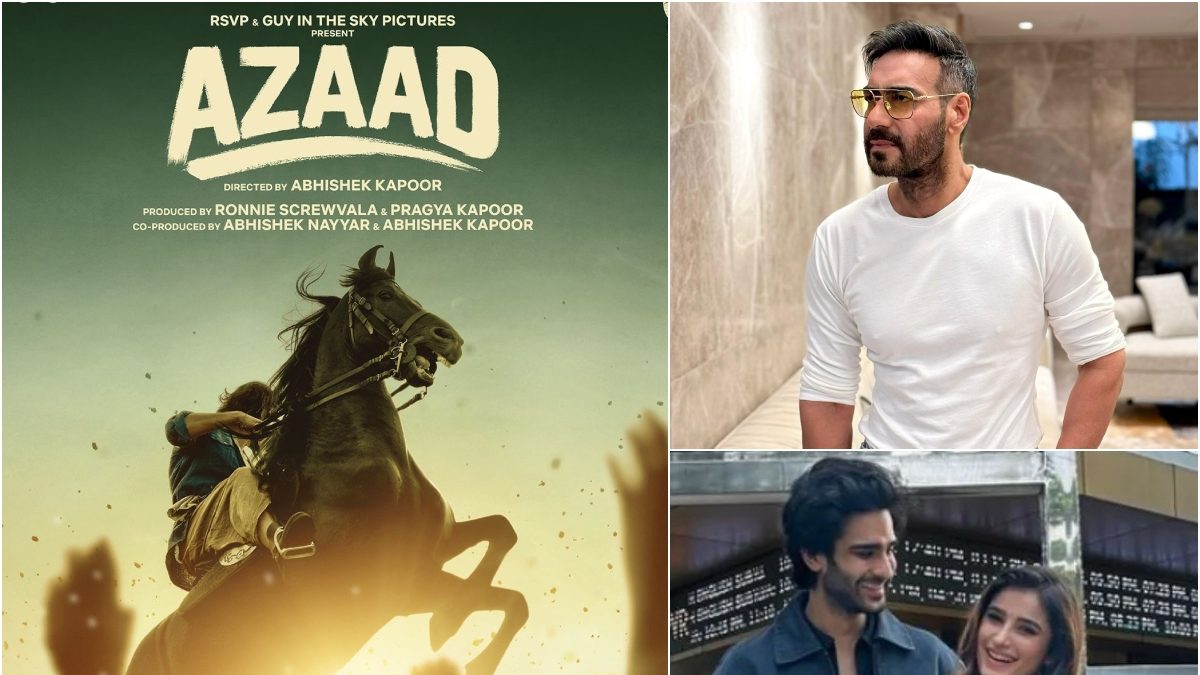 Ajay Devgn Unveils FIRST LOOK of Azaad With Rasha Thadani, Aaman Devgan ...