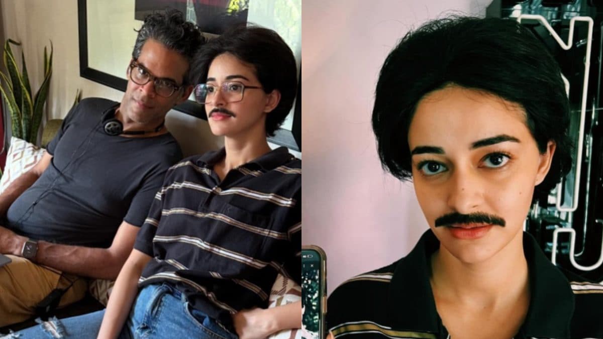 CTRL: Ananya Panday Shares BTS Photos Featuring Herself As Amol Palekar, Fans React; See Here ...