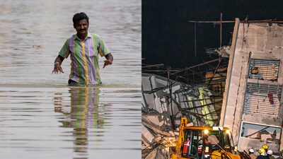 Bengaluru Paralysed After Rains, Building Collapses; Opposition Slams ...