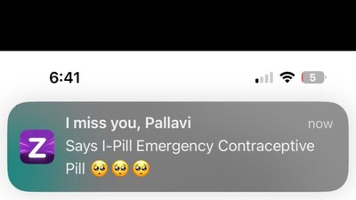 'i-Pill Says I Miss You' To Bengaluru Woman in Zepto Notification ...