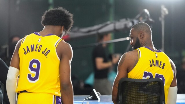 'We Push Each Other': Pure Joy For LeBron James as he Begins Lakers Training Camp Alongside Son ...