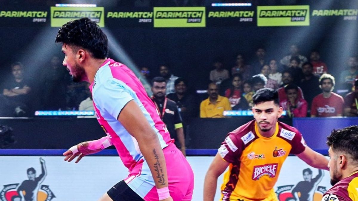 PKL 11: Jaipur Pink Panthers Down Telugu Titans, UP Yoddhas Breeze Past ...