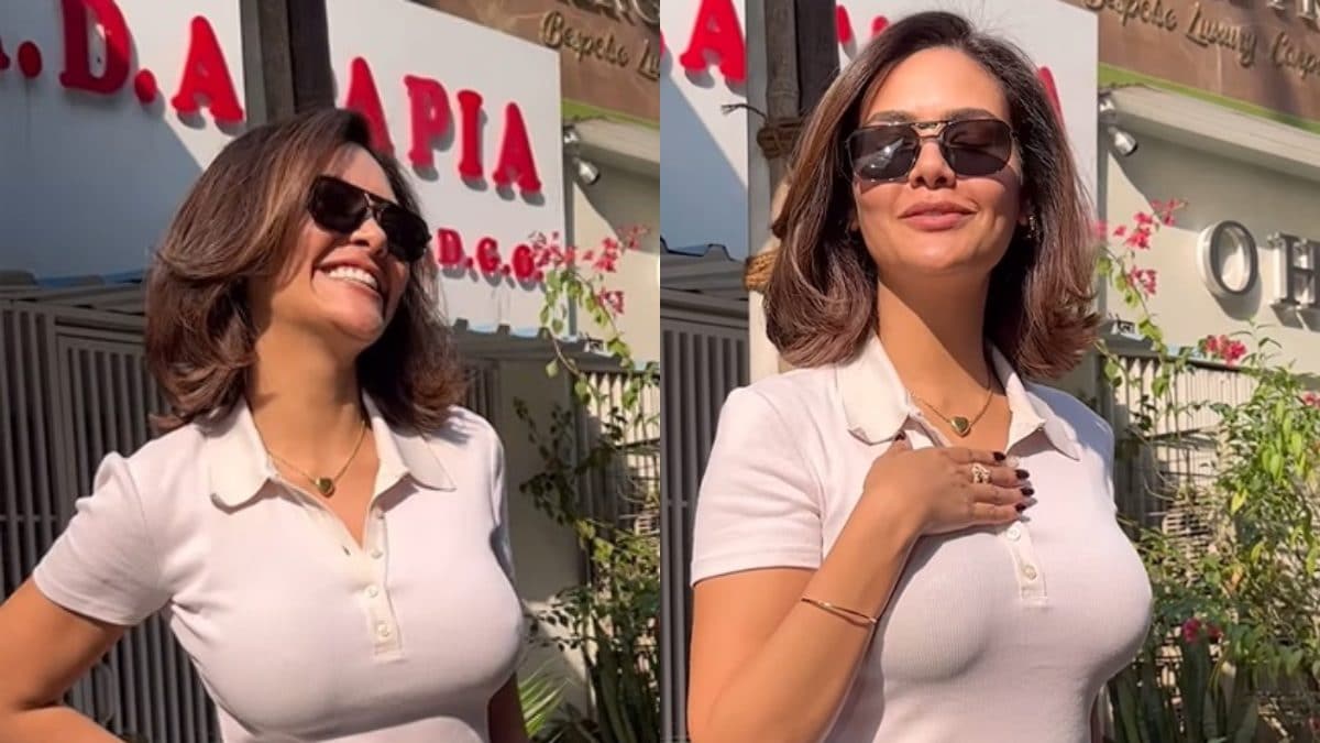 Esha Gupta Flaunts Her Curves In Stylish Casuals, Gets Papped In The ...