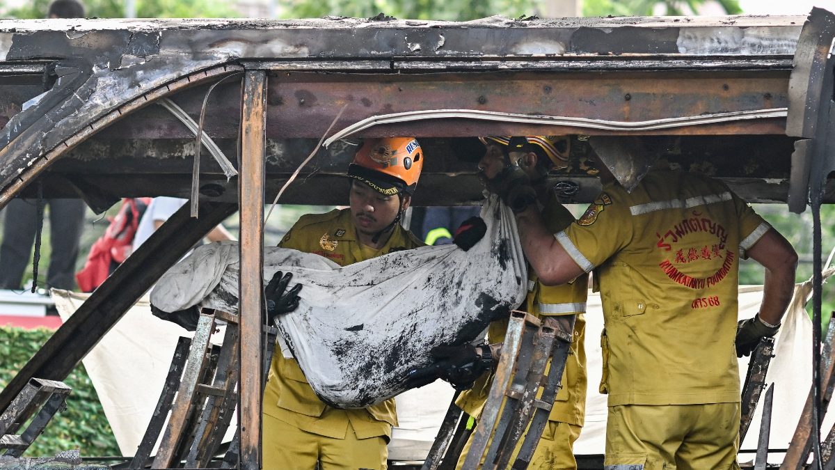 At Least 23 Killed As School Bus Catches Fire in Thailand | World News ...