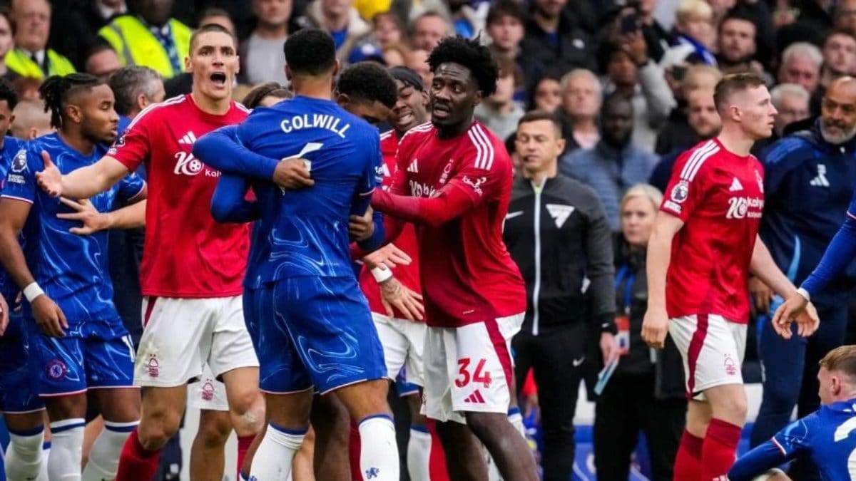 Chelsea, Nottingham Forest Fined By The FA For Pitchside Scuffle ...