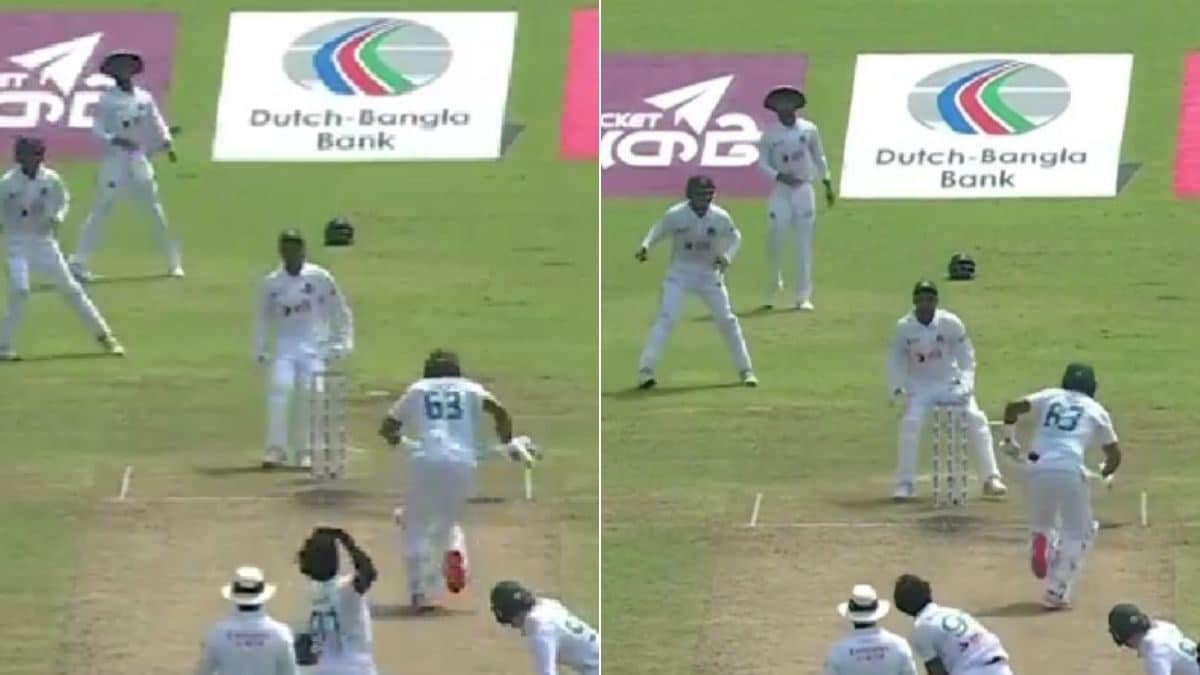 Hasan Mahmud Misses Easy Run-Out Chance, Hits South Africa's Dane Piedt ...