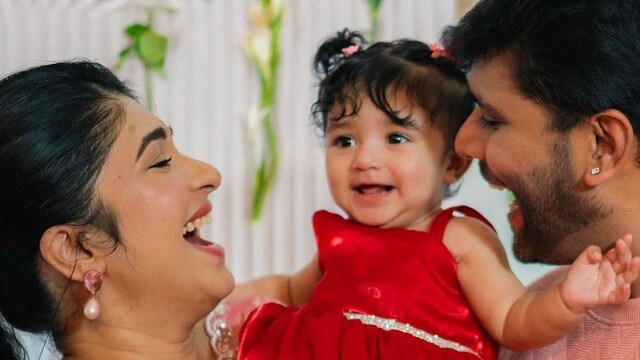 In Pics: Aditi Prabhudeva Celebrates 6-month Of Daughter Nesara ...