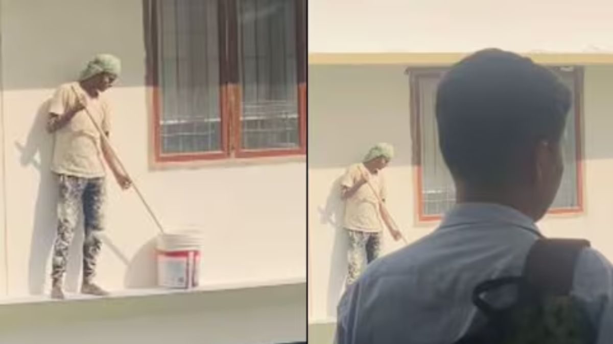 Video Of Painter’s Heartwarming Gesture As National Anthem Starts ...