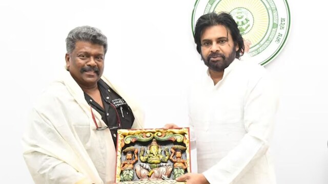 In Pics: Filmmaker And Actor R Parthiban Meets Andhra Deputy CM Pawan ...