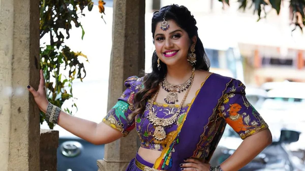 Actress Anushree’s Multicoloured Lehenga Makes The Perfect Diwali ...