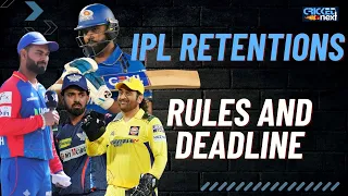 IPL 2025 Retention Rules, Last Date And Price - News18