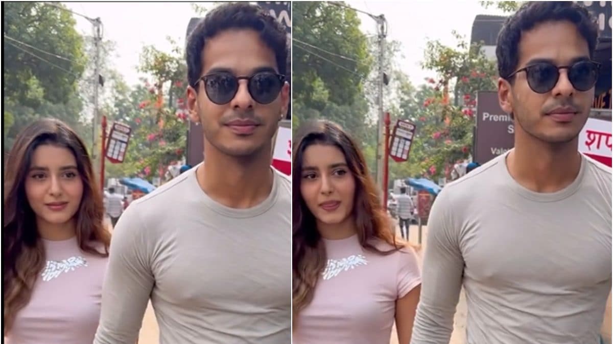 Ishaan Khatter-Chandni Bainz Serve Couple Goals; Walk Hand-In-Hand As They Step Out For Lunch ...