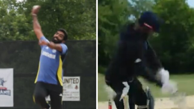 Watch: Jasprit Bumrah Sends NFL Star Micah Parsons's Middle Stump ...