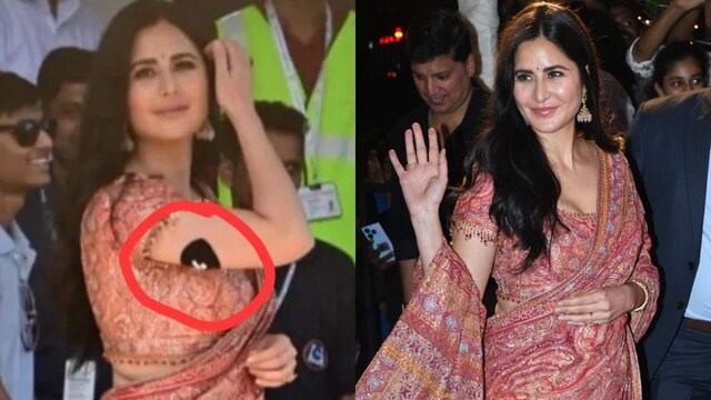 Katrina Kaif Sports A Black Patch On Her Arm At Navratri Event | Find ...
