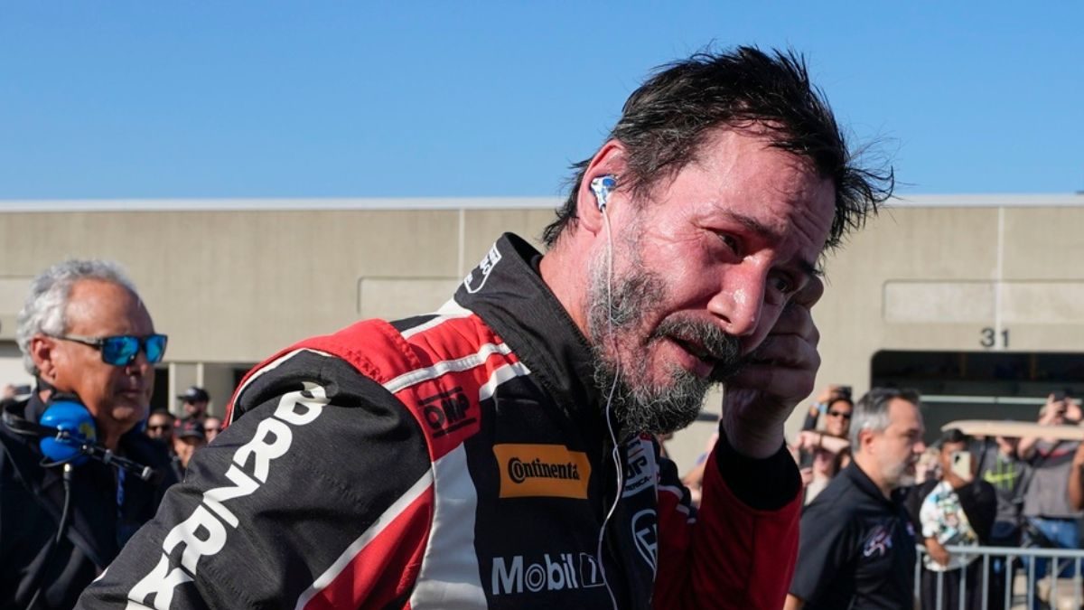 Keanu Reeves Spins Out at Indianapolis Motor Speedway in Pro Auto ...