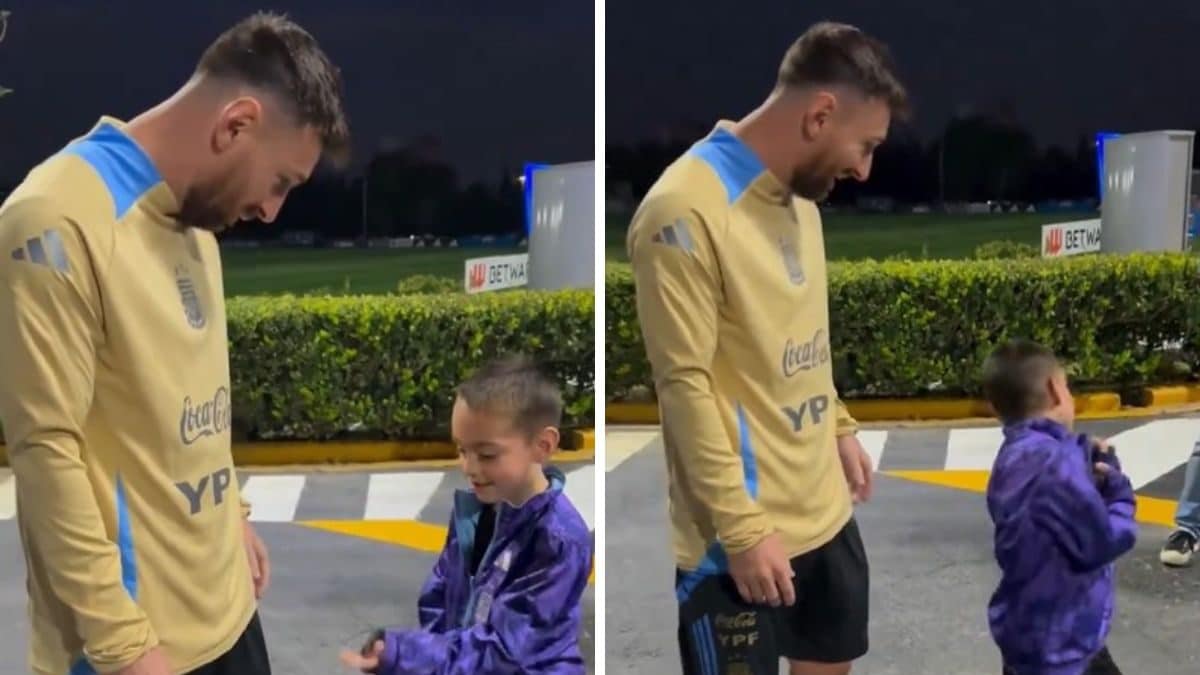 Young Fan Tells Lionel Messi How To Celebrate His Next Goal, Watch His ...