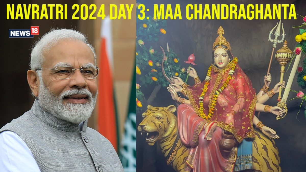Navratri 2024 Day 3: PM Modi Reveres Maa Chandraghanta — 'May the ...