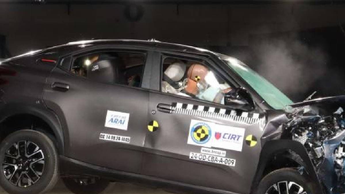 Citroen Basalt Achieves 4 Stars Safety Rating in Bharat NCAP Crash Test ...