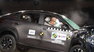 Citroen Basalt Achieves 4 Stars Safety Rating in Bharat NCAP Crash Test ...