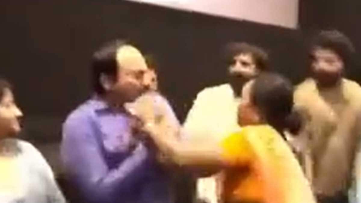 Watch: Woman Slaps Telugu Actor NT Ramaswamy For His Negative Role In ...