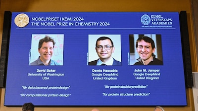 2024 Nobel Prize For Chemistry Goes To Baker, Jumper And Hassabis For Protein Design, Prediction ...