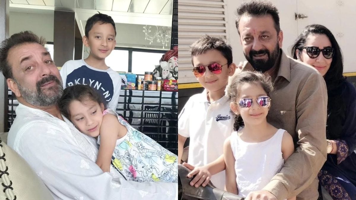 Sanjay Dutt Celebrates Shahraan And Iqra’s Birthday With Adorable ...