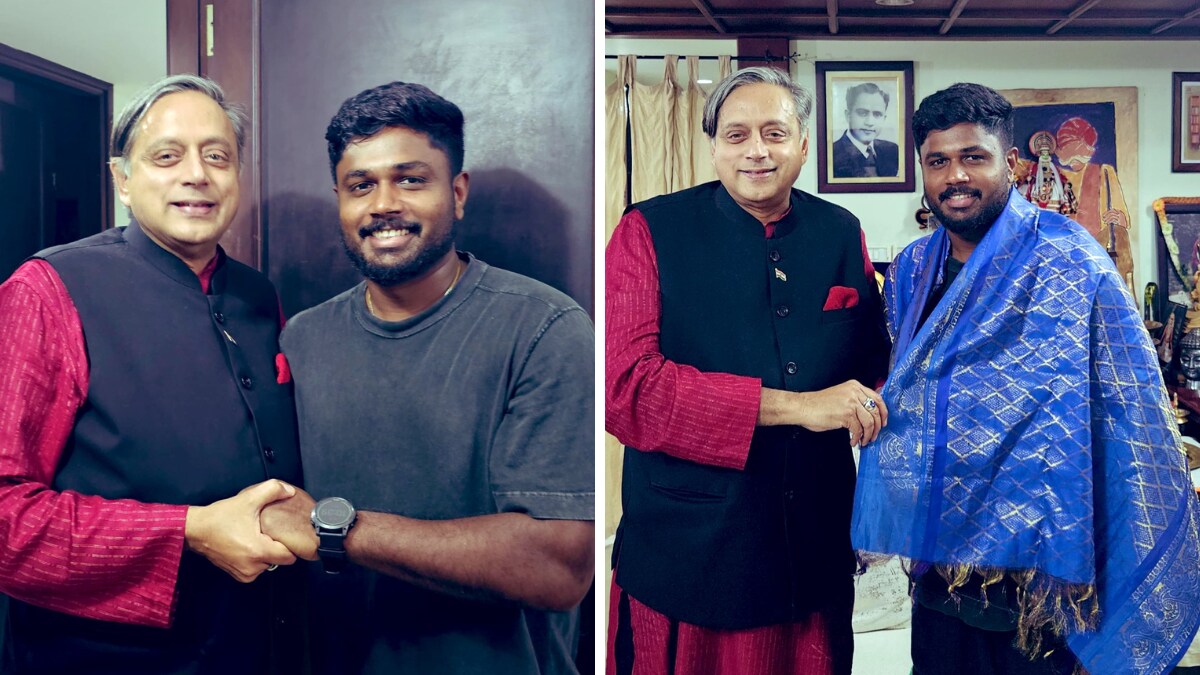 Trivandrum's Own Sanju Samson Given Hero's Welcome by Local MP Shashi ...