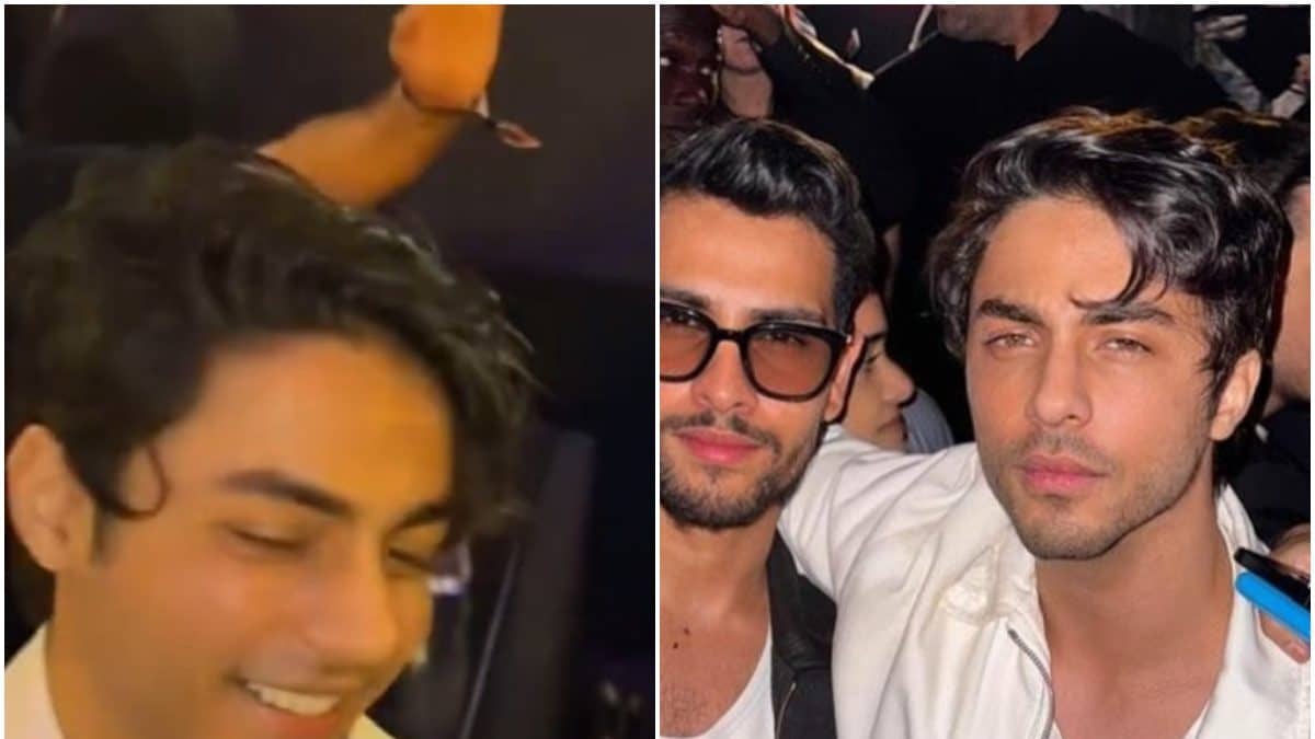 Shah Rukh Khan’s Son Aryan Khan Flashes Rare Smile; Looks Joyous In Viral VIDEO From Party In ...