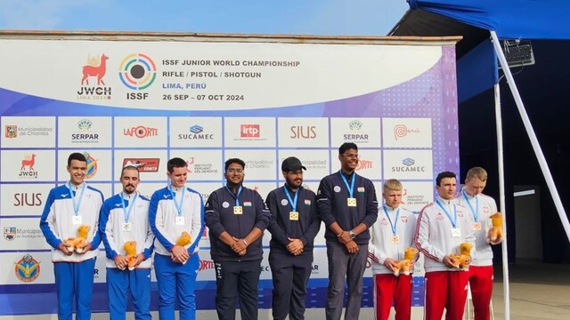 ISSF Junior World Championship: Indian Trio Wins Gold In Men's 25m ...