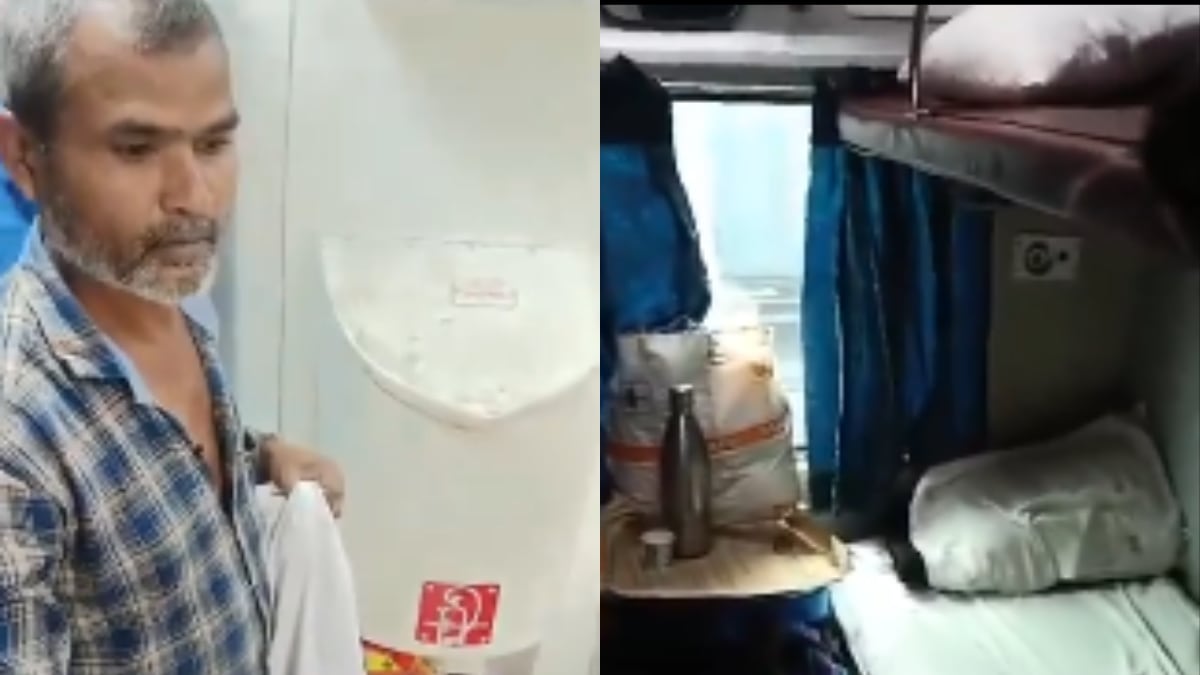Venomous Snake Found Hiding Behind Curtain In 2AC Coach of Goa-Bound ...