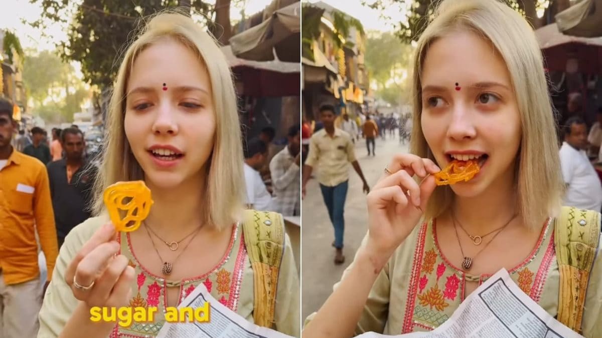 'So Sweet, I Will Have Sugar Coma': Russian Influencer Tries Jalebi For ...