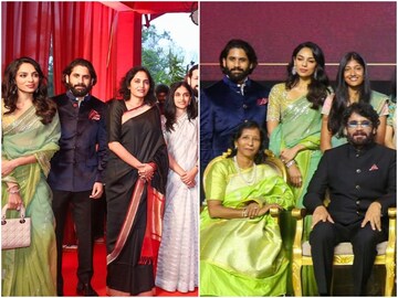 Naga Chaitanya Holds Sobhita Dhulipala Close As They Pose With Akkineni Family Amid Wedding Prep ...