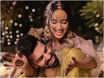 Surbhi Jyoti And Sumit Suri Beam With Joy In Fun-Filled Photos From ...