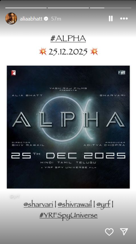 Alia Bhatt And Sharvari Wagh's Spy Thriller Alpha Gets A Release Date | Movies News - News18