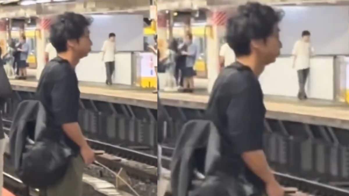 Shocking Video Of Man Urinating On Subway Tracks Sparks Outrage | Viral ...