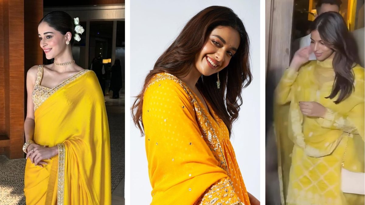 Navratri 2024 Day 1: Stunning Yellow Ethnic Outfit Inspirations from ...