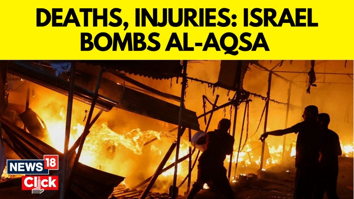 Israeli Strike At Gazas Al-Aqsa Hospital Tent Camp Kills At Least 4 - News18