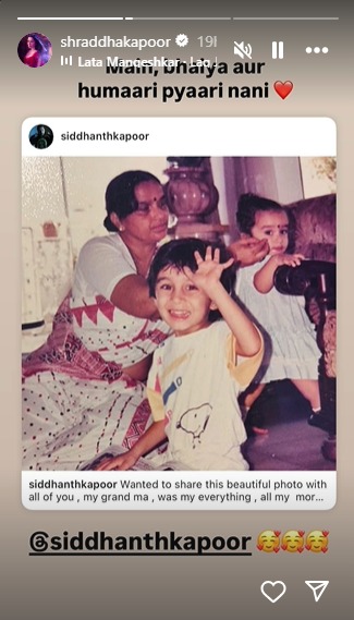 Shraddha Kapoor’s Throwback Picture With Grandmother And Brother Siddhanth Is Nostalgic - News18