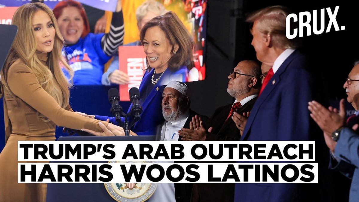 Harris Ropes in JLo To Court Latino Votes, Trump Visits Largest Arab ...