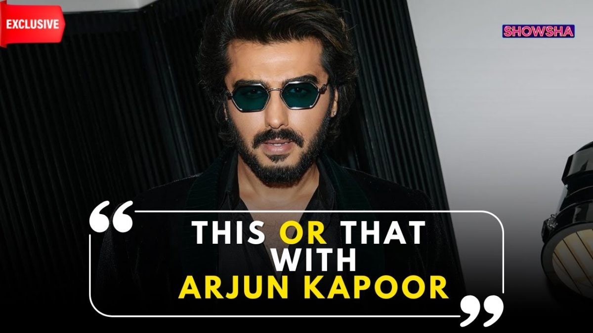 Arjun Kapoor Plays A Fun Game Of 'This Or That' With Showsha | Danger ...