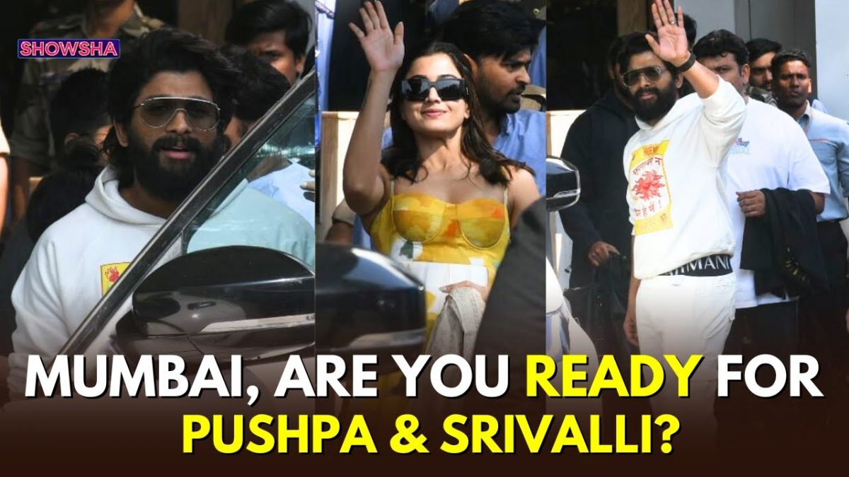 Pushpa 2: The Rule Mega Event | Allu Arjun & Rashmika Mandanna Land In ...