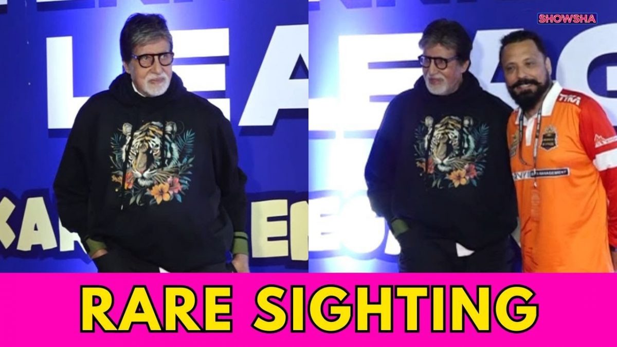 Amitabh Bachchan Makes Rare Public Appearance At Star-Studded Sports ...