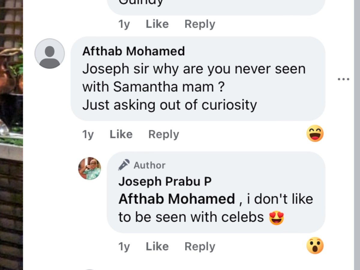 When Samantha Ruth Prabhu's Father Revealed Why He Was Never Seen With ...