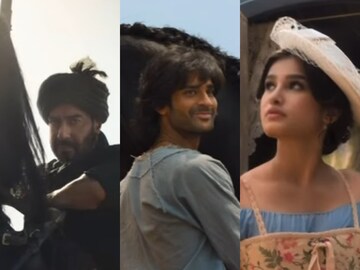 Azaad Teaser Out: Ajay Devgn Joins Debutants Aaman Devgan And Rasha ...