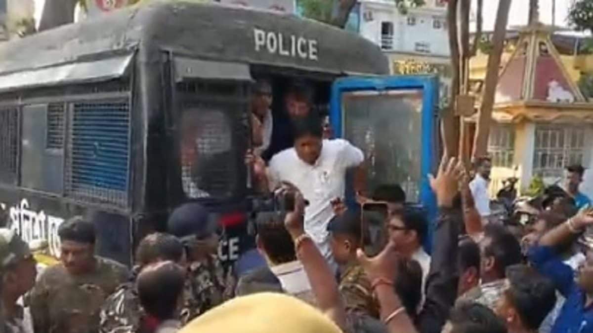 Bengal BJP President's Convoy Stopped By Police On Way To Trouble-Torn ...