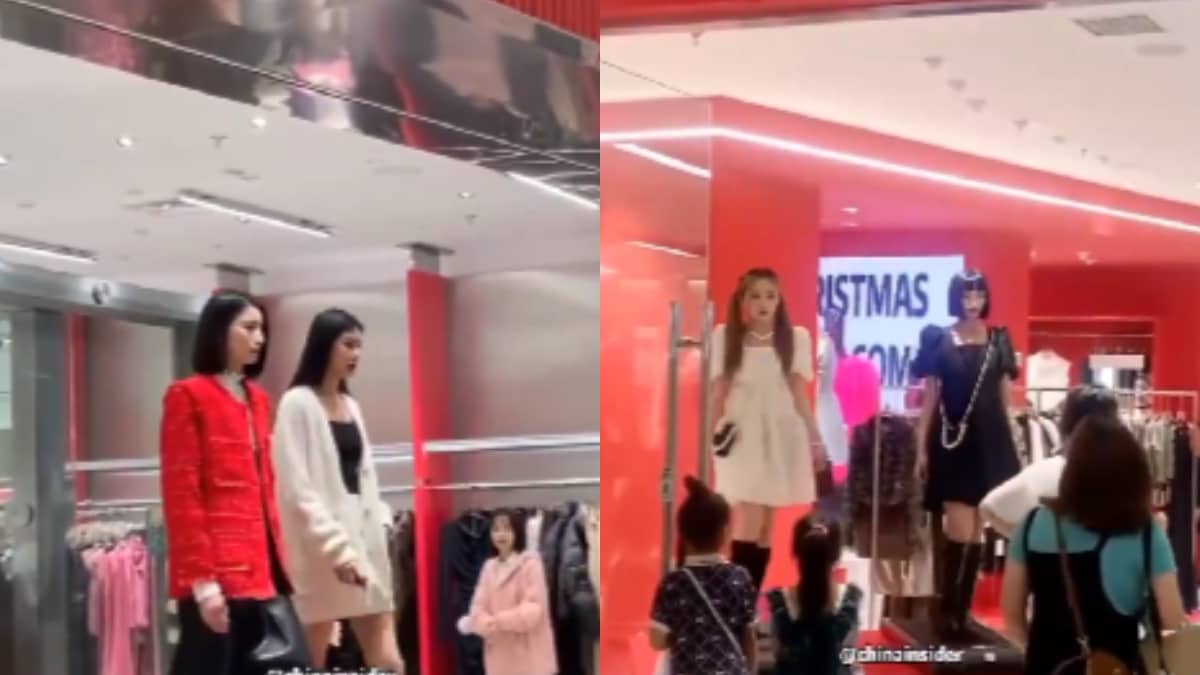 Chinese Mall Uses Live Models On Treadmills Instead Of Mannequins ...