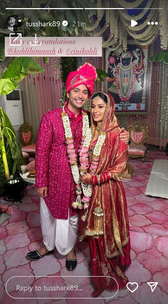 Yaariyan Fame Himansh Kohli Ties The Knot With Vini Kohli In Intimate Ceremony; PICS From ...